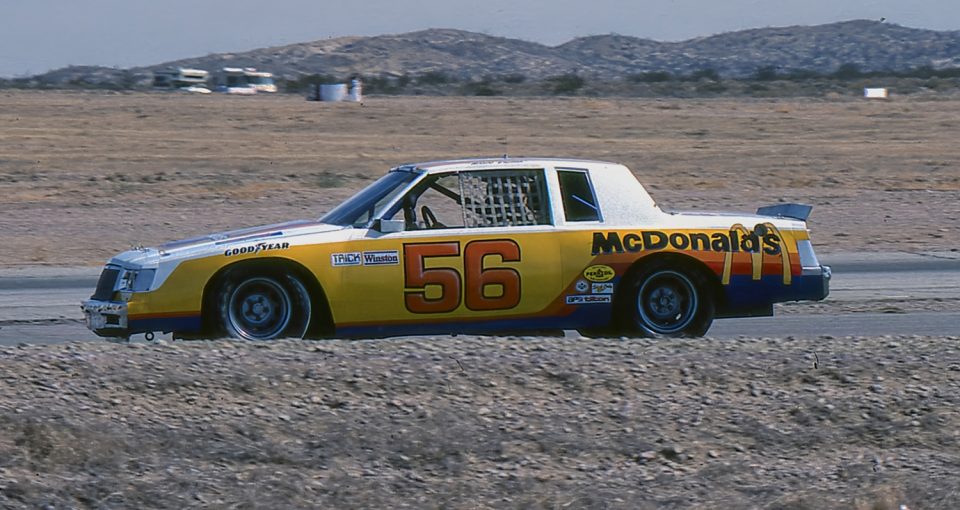 Ron Esau, the 1986 NASCAR Southwest Tour late model champion, passes ...