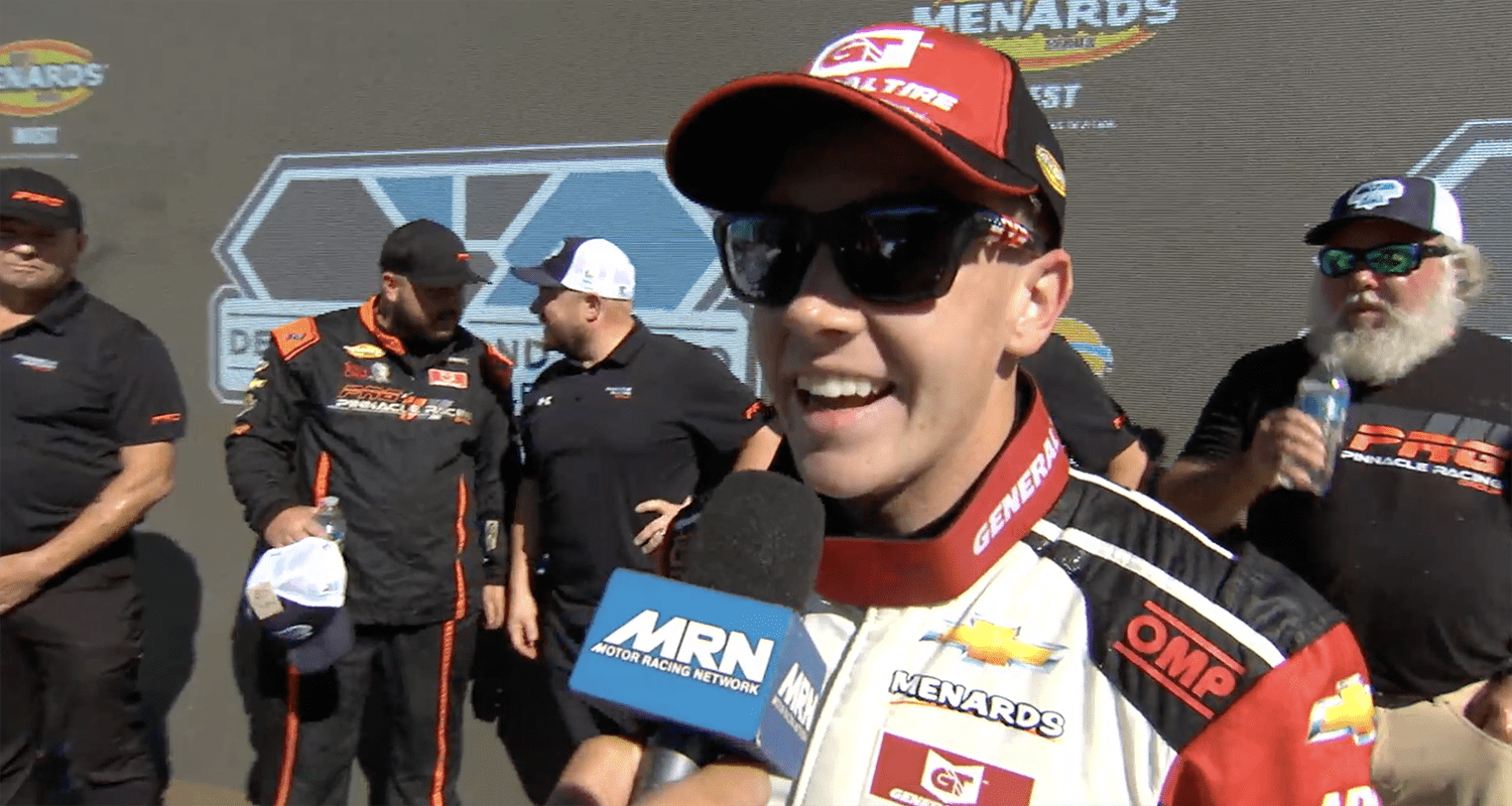 Connor Zilisch's Victory Lane interview from Phoenix Raceway - ARCA