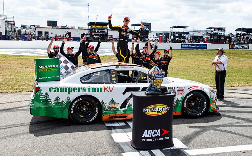 Race results: Rockingham ARCA Menards Series East 125 at Rockingham ...