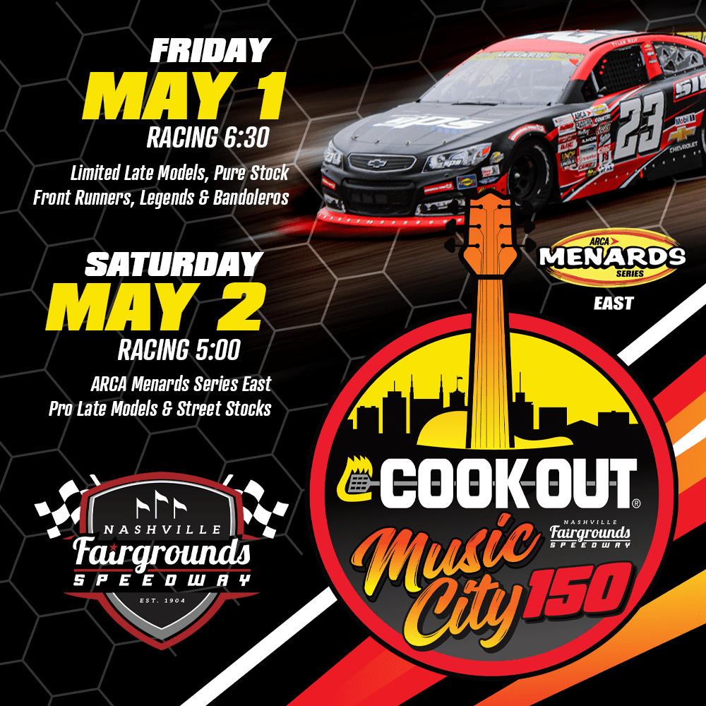 Cook Out named title sponsor for East Series Music City 150 at ...